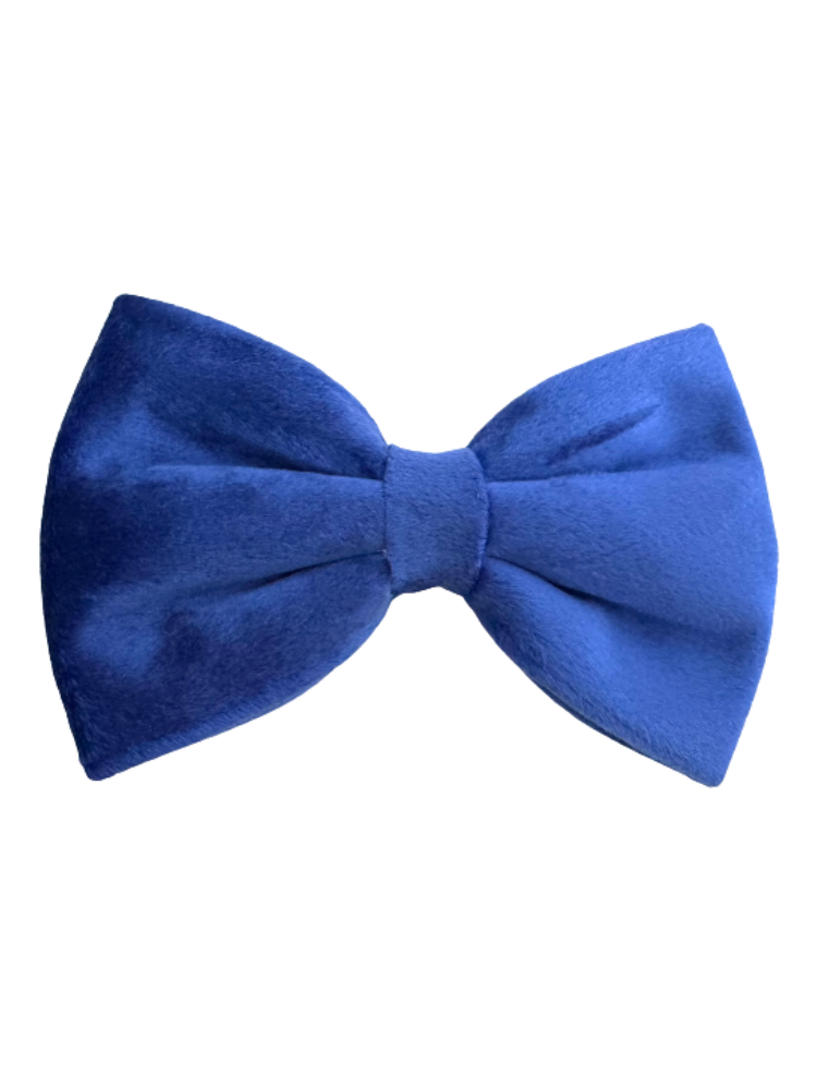 Beaux & Paws Bow Tie - Blue Velvet – Sir Darius Brown